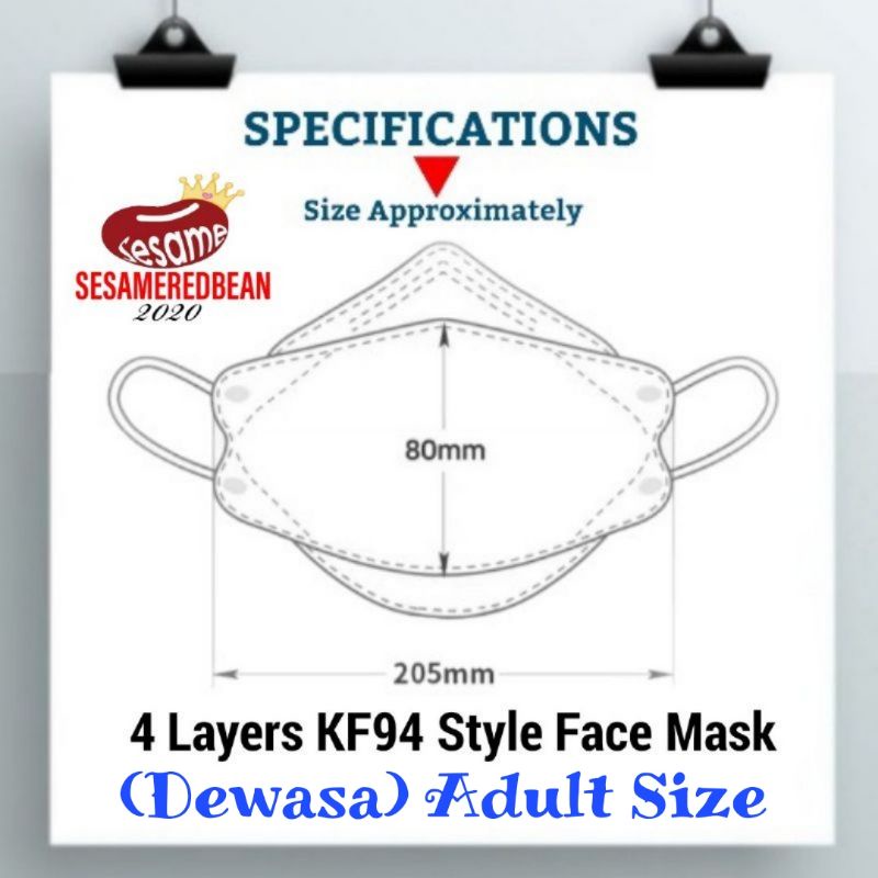 mask 94 style perfect 4 layers face mask hitam 참깨 팥 black mask 95% more ...