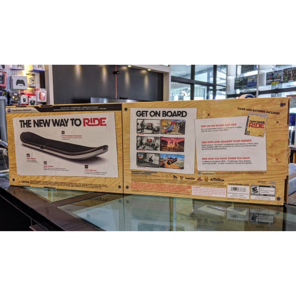 (ภาษาอังกฤษ) มือ1 Tony Hawk Ride Skateboard Bundle แผ่นเกมPS3 แผ่นPS3 ...