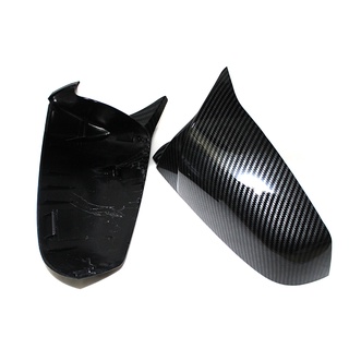 กระจกมองหลังE60 LCI Real Carbon Fiber Car Side Rearview Mirror Cover ...