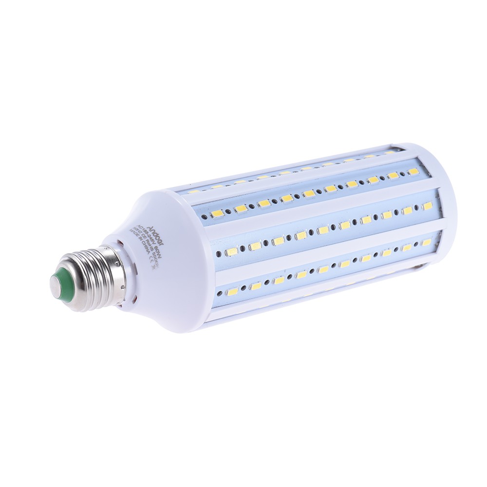 E27 60W 5500K Photography Studio LED Video Light Daylight Corn Lamp ...