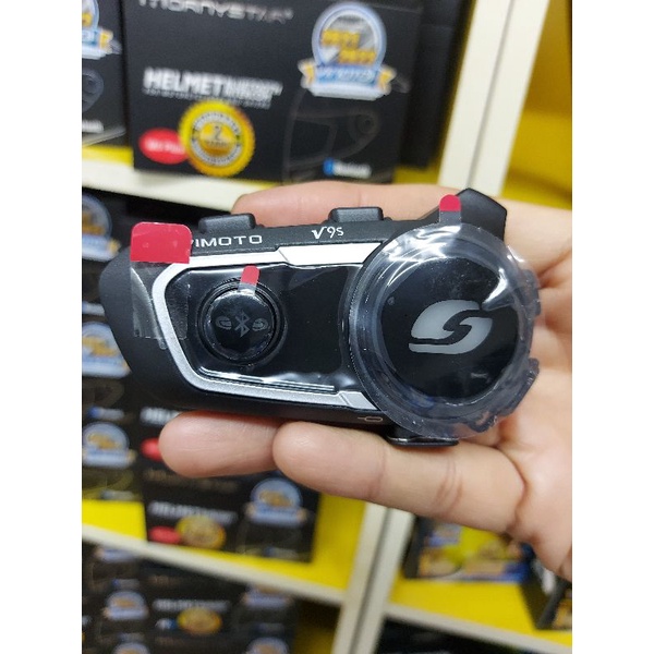 บลูทูธติดหมวกกันน็อค Vimoto รุ่น V9s ระบบภาษาจีน บลูทูธ 5.0 รุ่นใหม่ล่าสุด รับประกัน 2 ปี ...