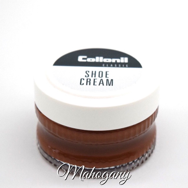 Collonil Shoe cream 50 ml สีมะฮอกกานี สำหรับฟื้นฟูและซ่อมแซมสีหนังเรียบ ...