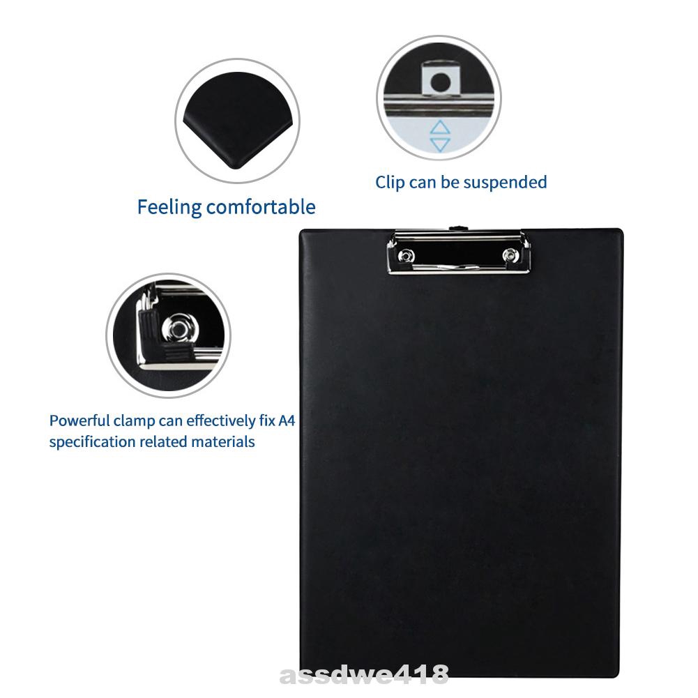 A4 Document File Folder Hard Office School With Hanging Hole Writing ...