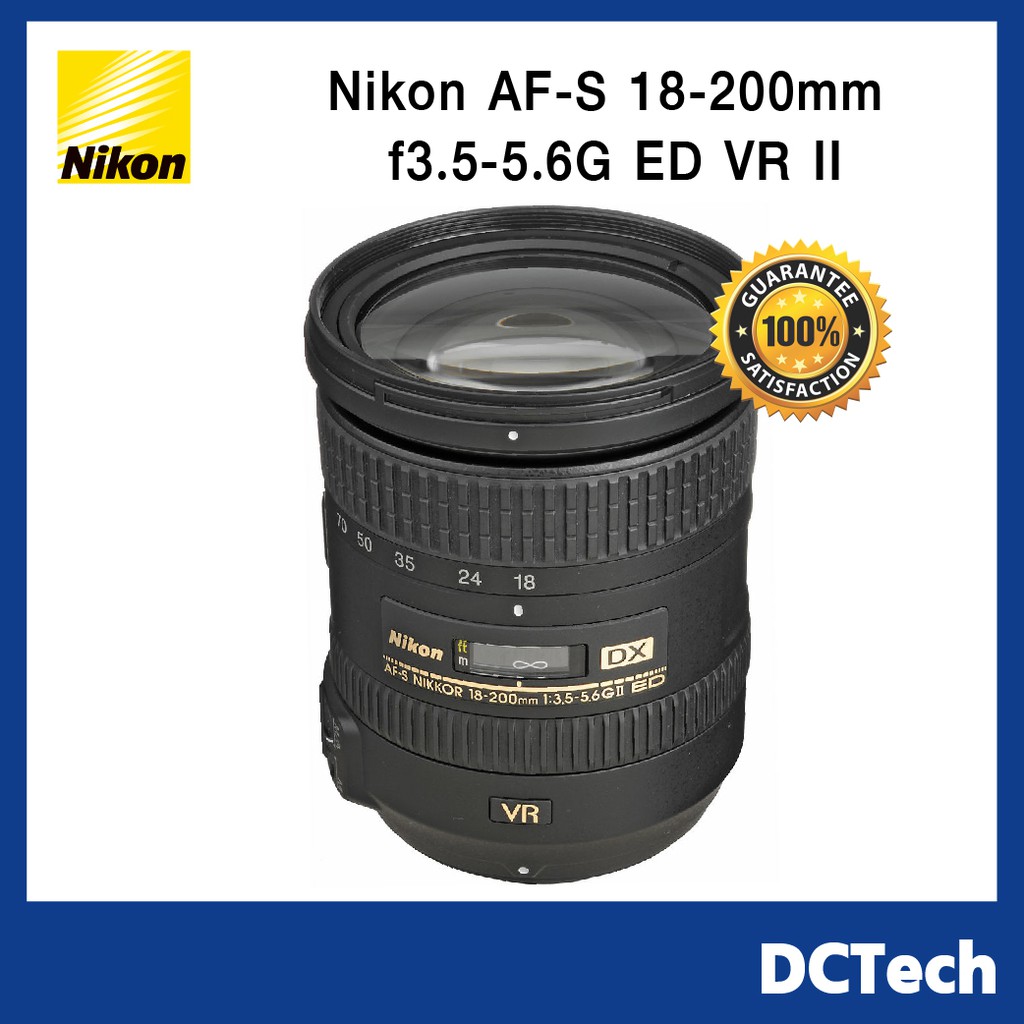 เลนส์กล้อง Nikon AF-S DX NIKKOR 18-200mm f/3.5-5.6G ED VR II Lens - dctechchiangmai - ThaiPick