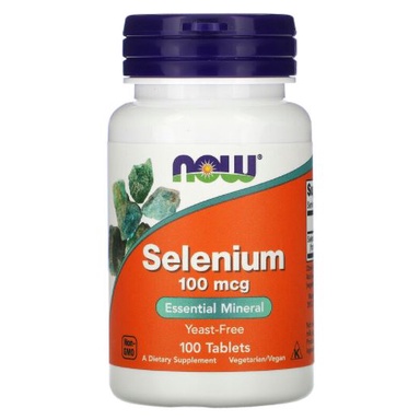 Now Foods, Selenium, 100 mcg [ 100 Tablets ] Life Extension, Super ...