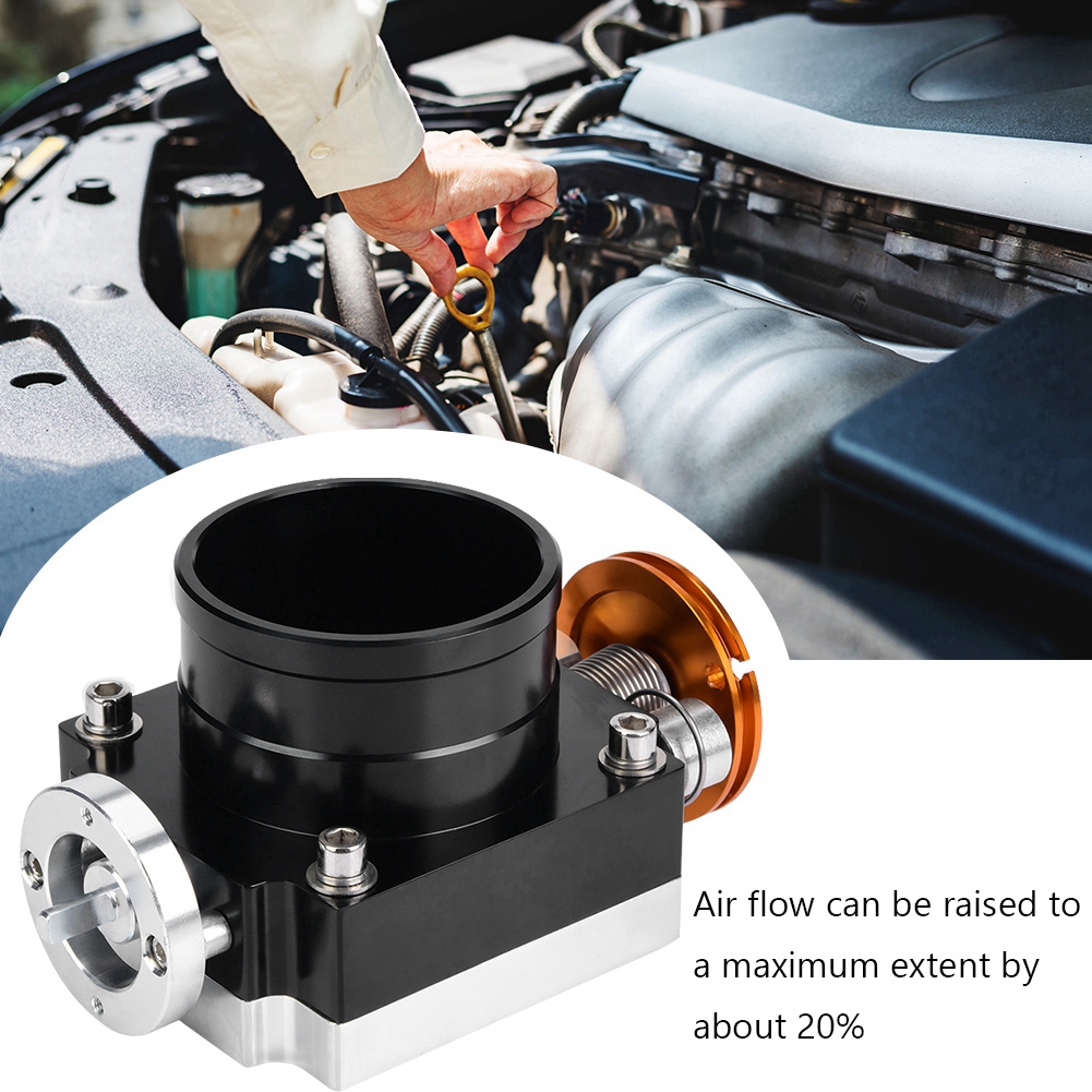 Aluminum Universal High Flow Intake Manifold Throttle Body ...