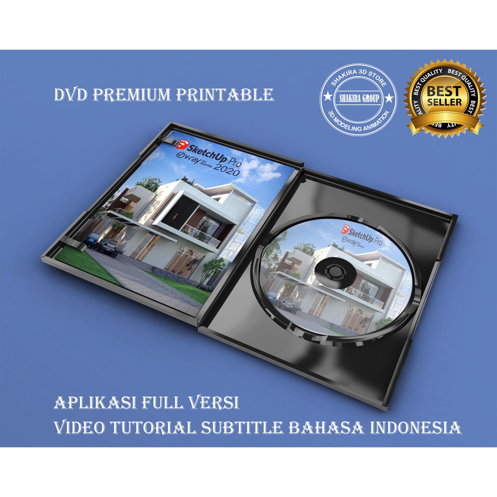 อุปกรณ์เสริมสําหรับรถจักรยานยนต์ Dvd SketchUp 2020 Pro และ VRay Next 4 ...