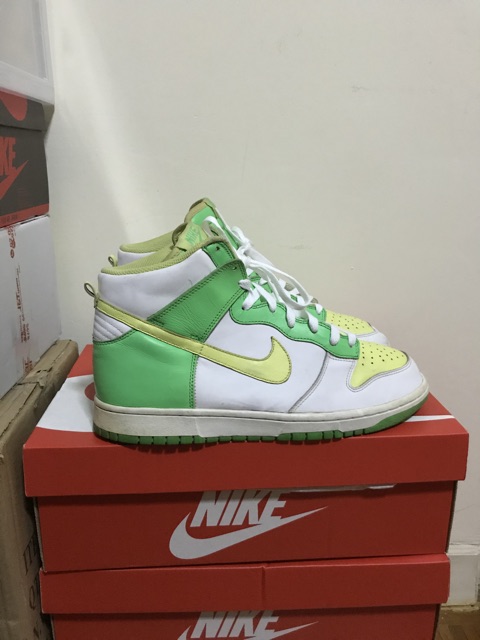 Nike dunk high neon green volt - birdtak - ThaiPick