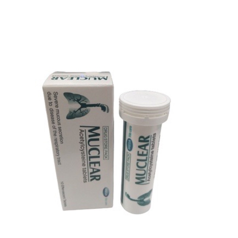 Muclear มิวเคลียร์ หลอด 10 เม็ด ละลายเสมหะ - hunsapharma - ThaiPick