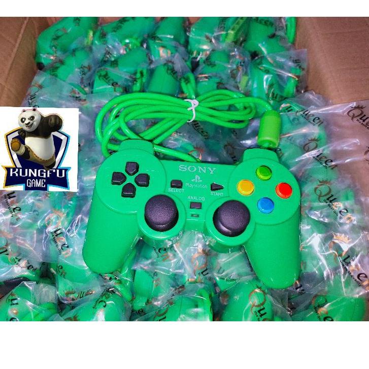 Vg0ur ps2 ori Green Factory Stick op Stick ps2 สายไฟเบอร์เคเบิล ของแท้ ...