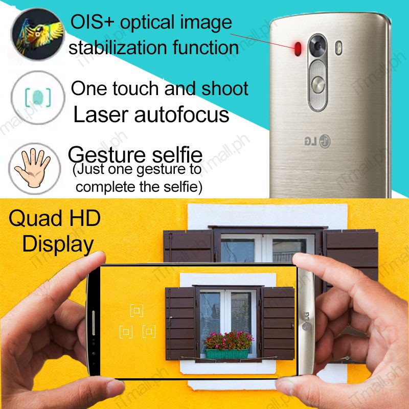 LG G3 Android 6 4G sim Original 4GB+64GB Smartphone Used android ...