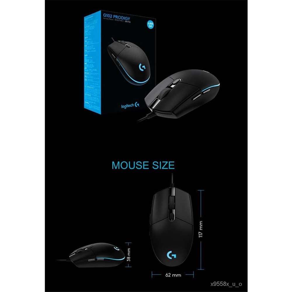 gZOz Logitech G102 Gaming Wired Optical 8000DPI Wired Game Mouse ...
