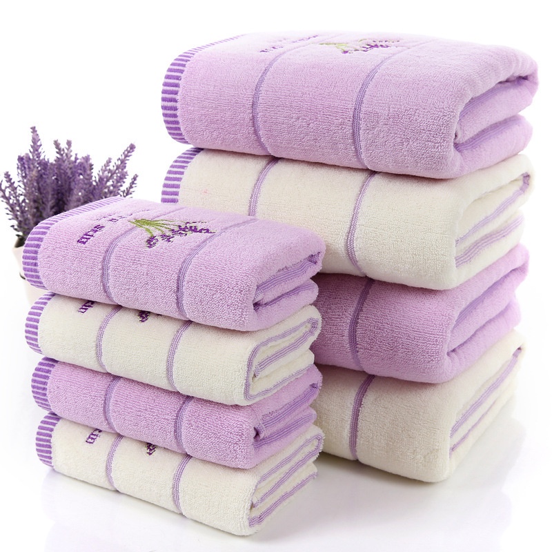 Drop Shipping Cotton Embroidery Towel Bath Towel Set Bath Towel 14070cm ...
