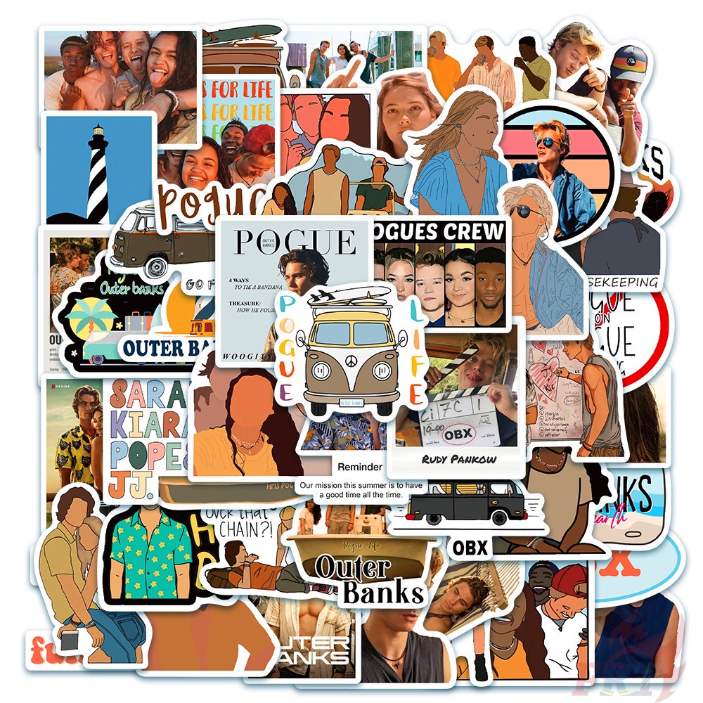 Outer Banks - Series 02 TV Shows สติ๊กเกอร์ 50PcsSet DIY Fashion Decals ...