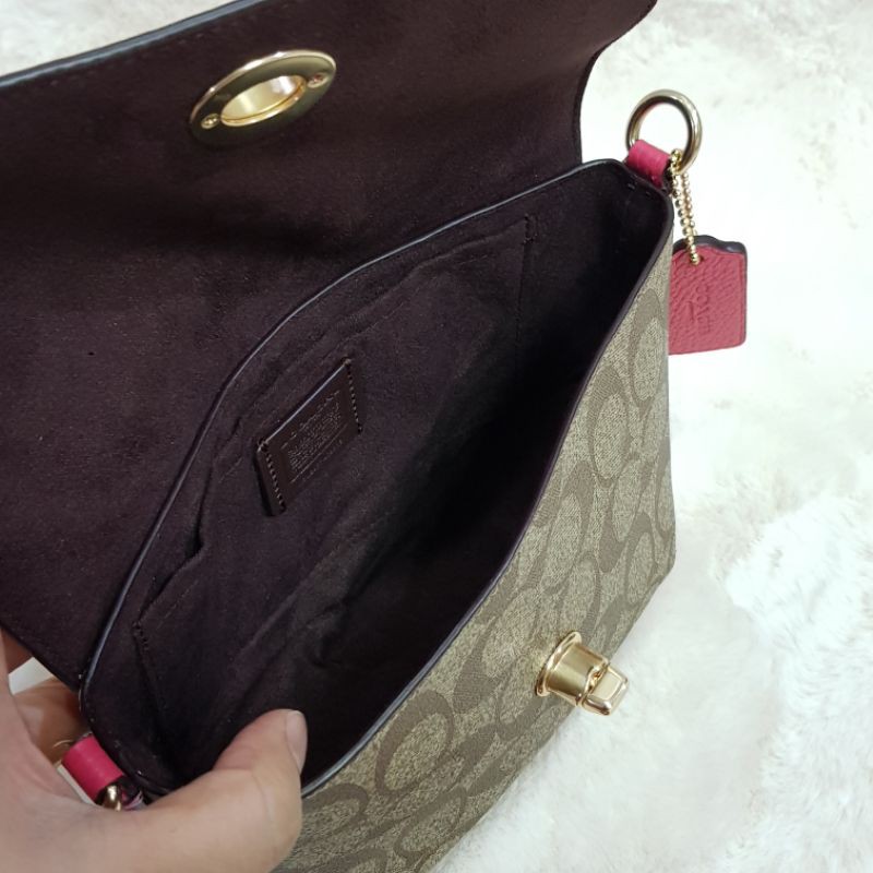 ★ ส่งฟรี Ems Coach Karlee crossbody พร้อมส่ง ★ New ของแท้100% - 24all - ThaiPick