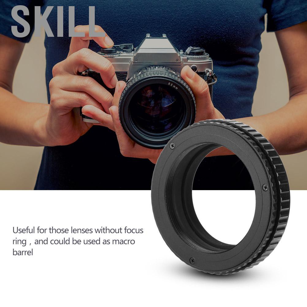 Skill M42 to Adjustable Focusing Helicoid Lens Adapter Macro Tube ...