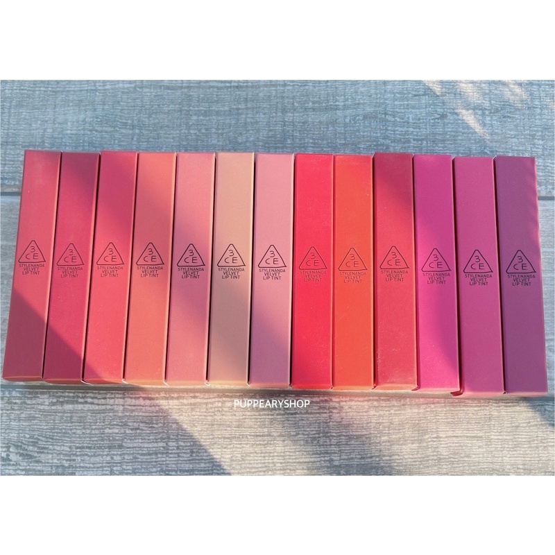 3CE VELVET LIP TINT 4G (แท้/พร้อมส่ง/ไม่จำกัด) - puppeary - ThaiPick