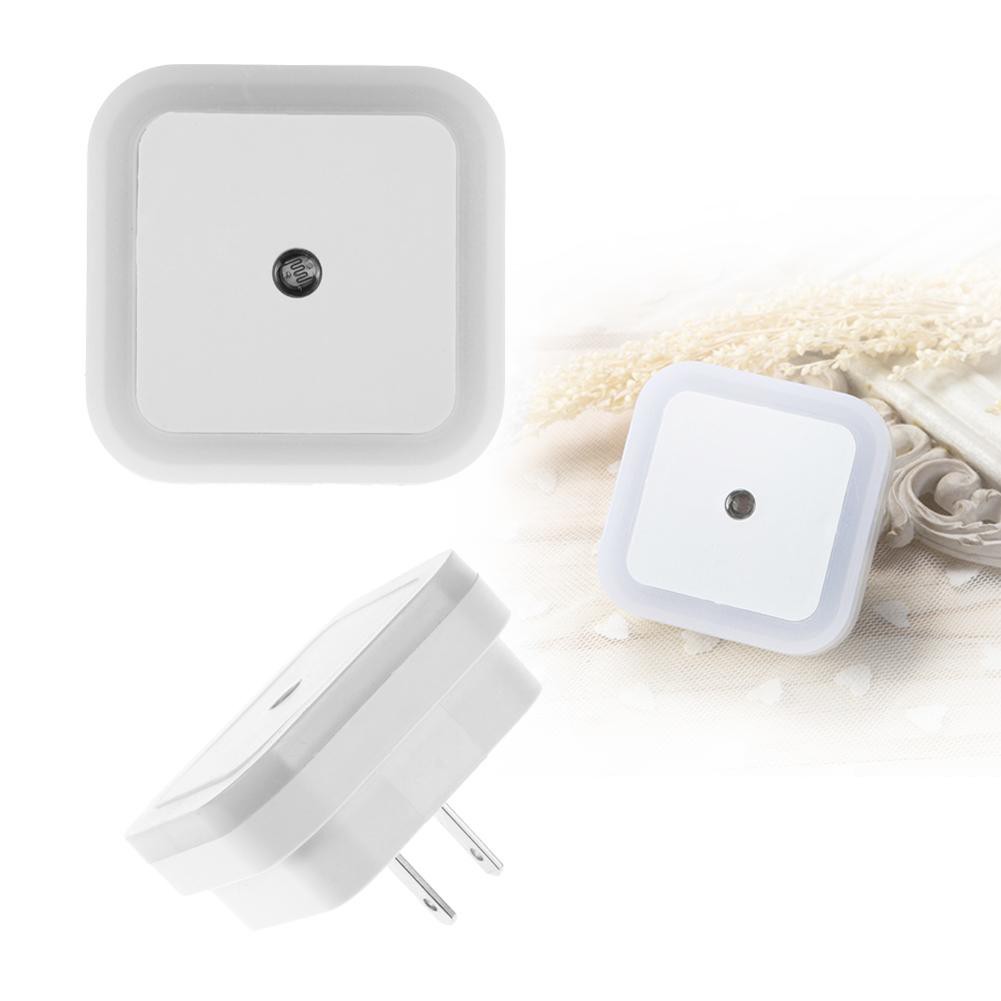 [HIGHPLES] Mini LED Light Sensor Control Night Light Square Bedroom ...
