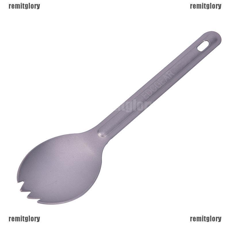 Outdoor Titanium Spork Long Handle Spoon Fork Portable Spork Cutlery ...