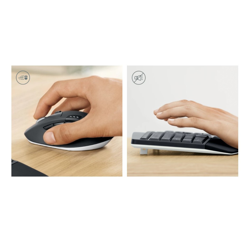 LOGITECH MK850 COMBO KEYBOARD COMFORTABLE WITH ADVANCED MULTI-DEVICE ...