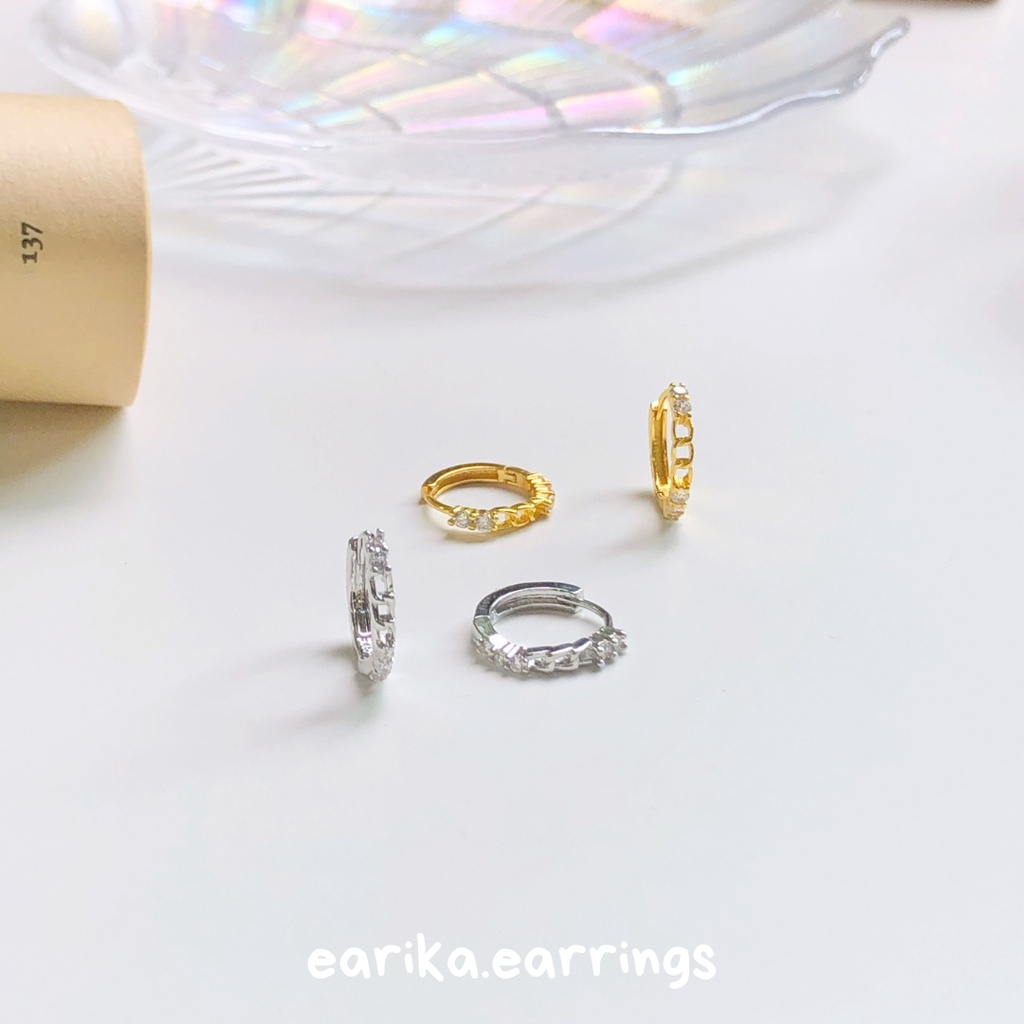 earika.earrings - ต่างหูเงินแท้ S92.5 (ห่วง) เหมาะสำหรับคนแพ้ง่าย - คอลเลคชั่นต้นเดือนกันยายน ...