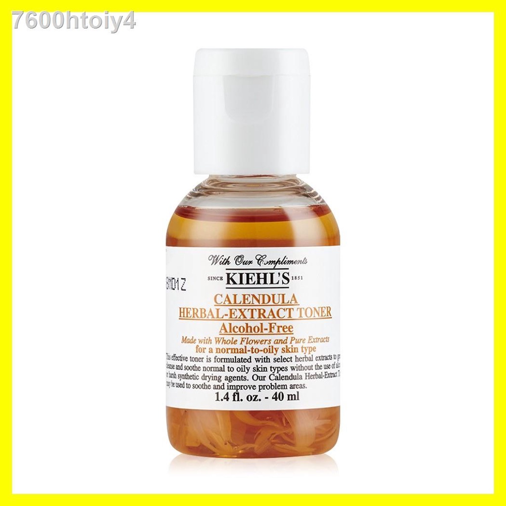 Kiehl's Calendula Herbal Extract Toner Alcohol-Free 40ml. - 7600htoiy4 ...