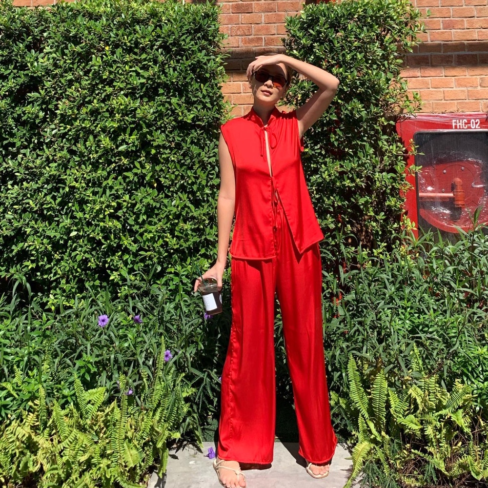 Lunar Dressเดรสกี่เพ้าพิมพ์ลายดอกไม้ - dizzinla - ThaiPick