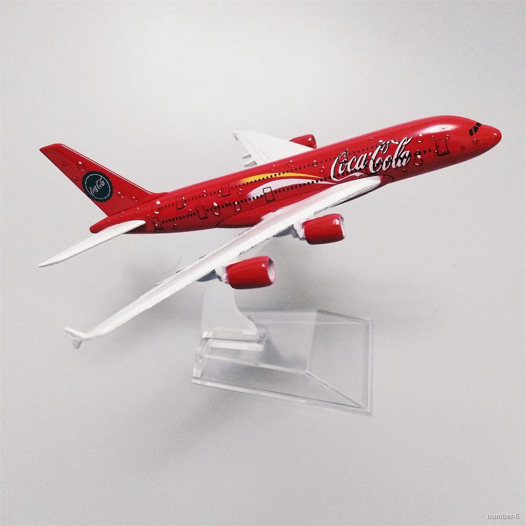 ของสะสม Alloy Metal Red Air Malaysia Airlines A380 Diecast Airplane ...