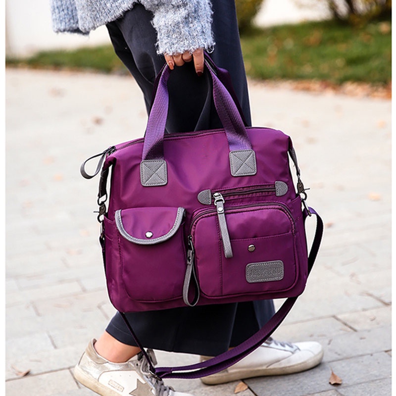 w2022 Women Shoulder Bag Nylon Handbags Waterproof Crossbody Bag Large ...