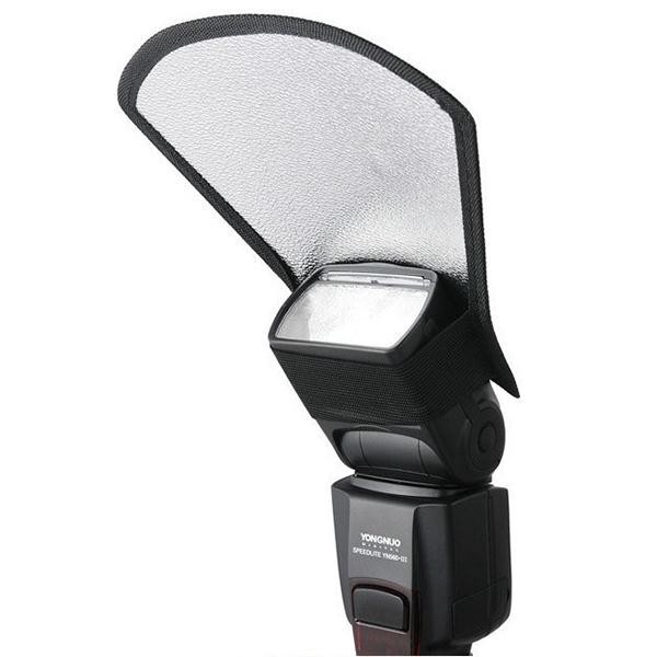 New Universal Camera Flash Reflector Photo Bounce Diffuser external ...