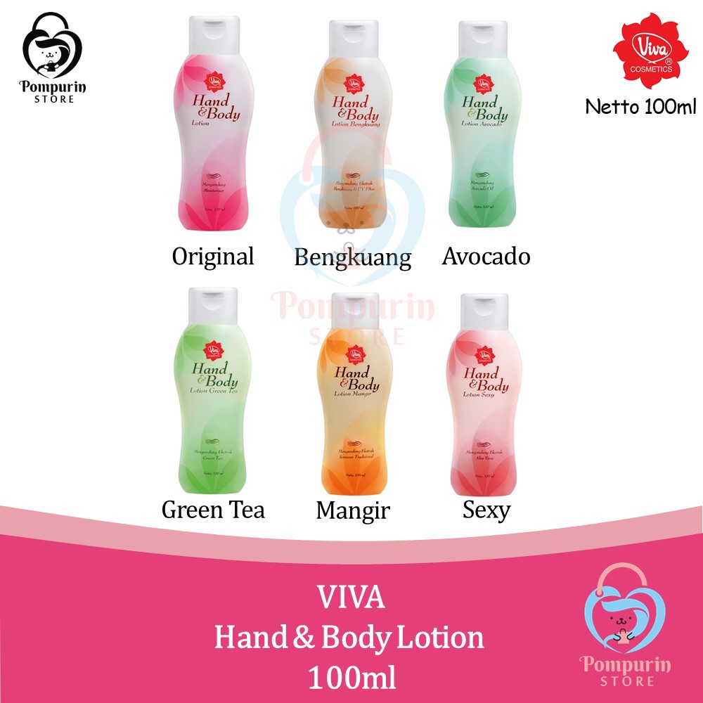 Viva Hand & Body โลชั่นขนาด 100 มล. - pompurinstore.th - ThaiPick