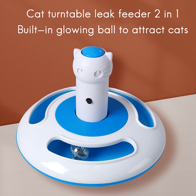 Cat Toys Interactive Cat Toy Funny Exercise Electric Flutter Rotating ...