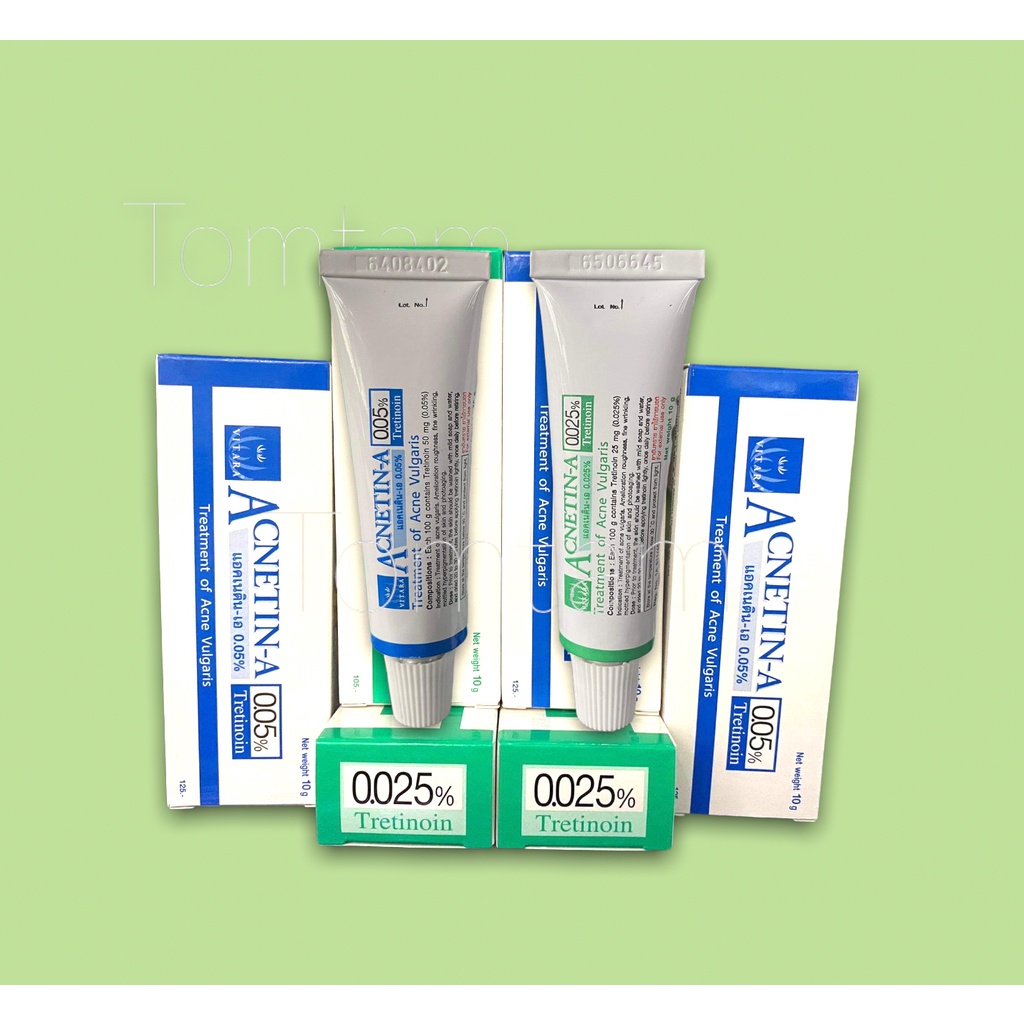 Dermaklares Tretinoin 0.05 (สูตร Ratin-A ) ขนาด 10 g เรตินเอ แอคเน่ติน ...