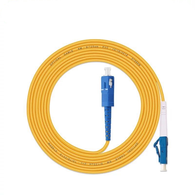 5PCSbag SC UPC-LC UPC Simplex mode fiber optic patch cord Cable 2.0mm ...