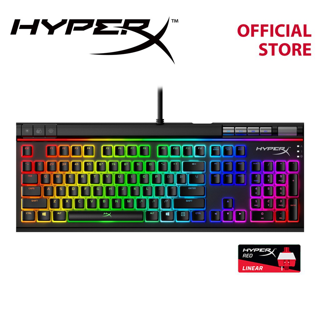 ♞HyperX Alloy Elite 2 Red Switch Mechanical Gaming Keyboard + Pudding ...