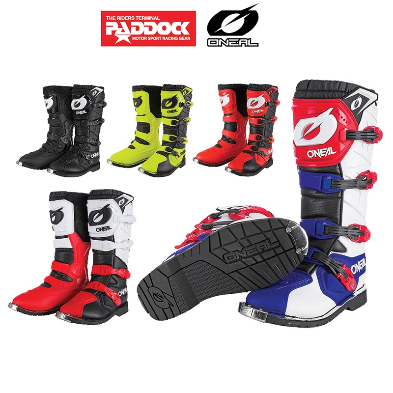 Oneal Rider Pro รองเท้าวิบากใหม่รุ่นสุดคุ้ม เหมาะสำหรับคนน่องใหญ่ สีดำ ...