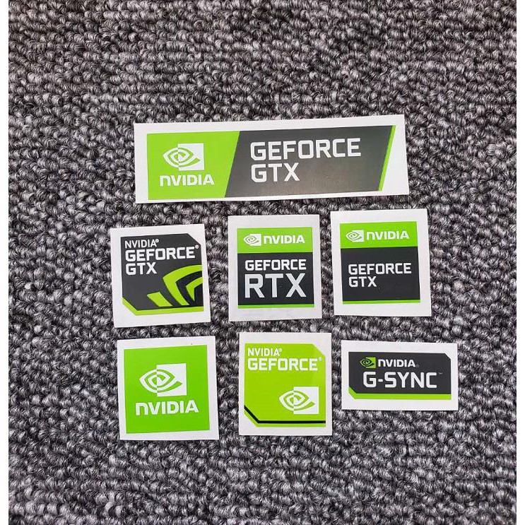 [Super fine metal sticker] NVIDIA graphics card label original ...
