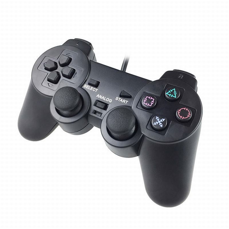 เกมแพด:Wired Gamead For Sony S2 Game Joystick For layStation 2 Joyad ...