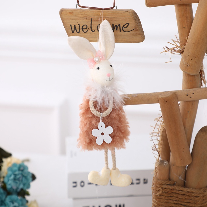 Wmmb ตุ๊กตากระต่ายน่ารักสําหรับแขวนตกแต่งอีสเตอร์ - warmhome01.th ...
