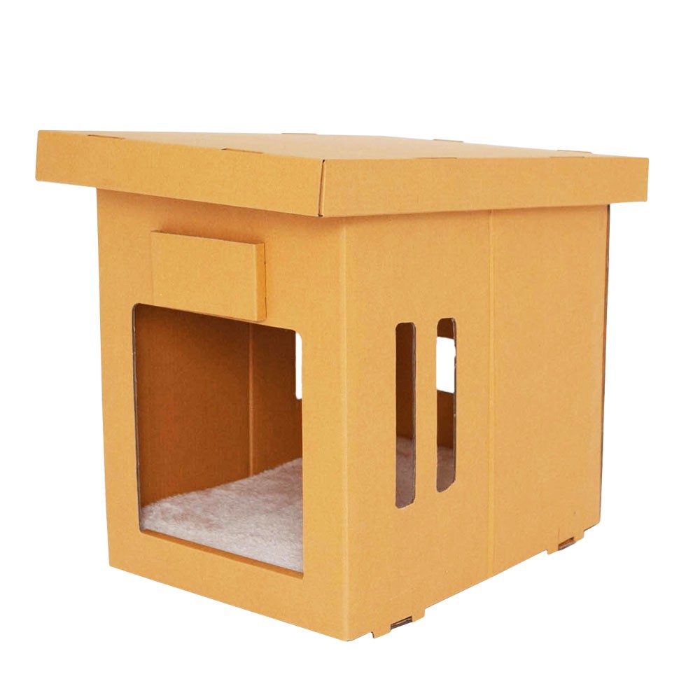 KAFBO DOG LOFT WITH BEIGE BED PAD ฟรีสติ๊กเกอร์ลายสุนัขและแมว บ้านสุนัข ...