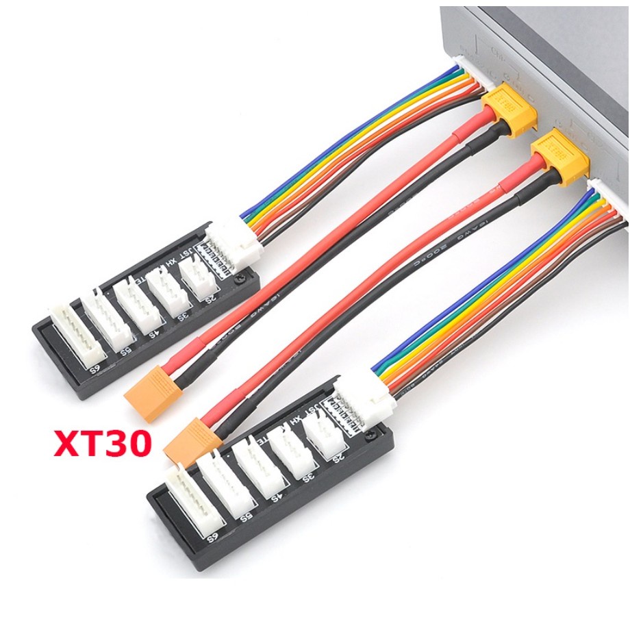 2pcs XT60XT30JSTT Plug Charging Cable 2pcs JST-XH Balance Board For ...