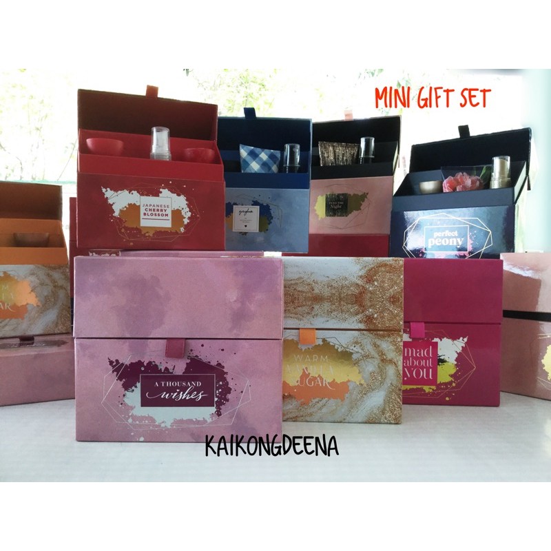 Mini Gift Set shower gel body lotion body mist Bath and Body Works ...