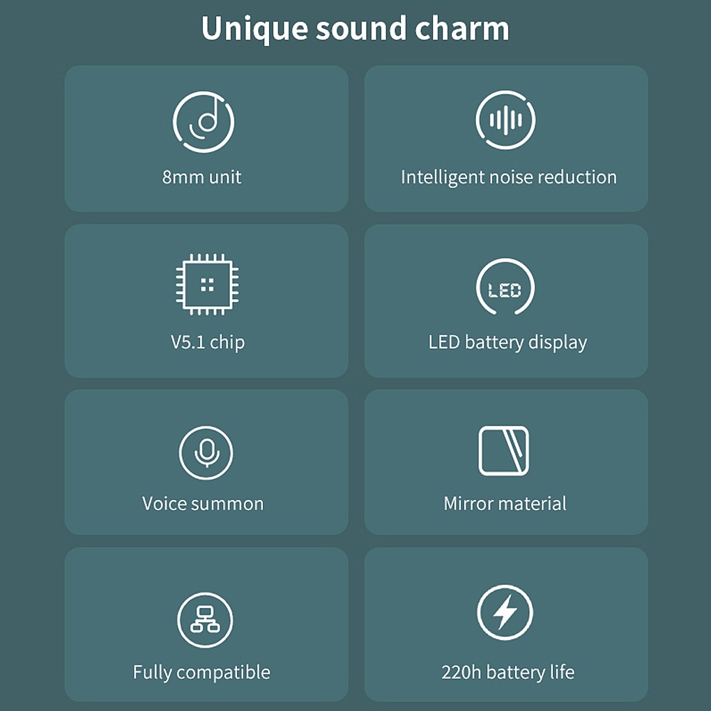 CocoEarbuds In-ear Wireless IPX6 Waterproof Earphones Rechargeable ...