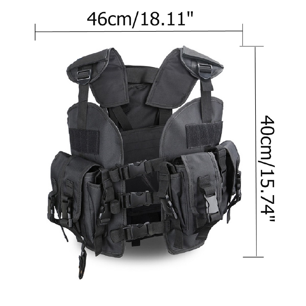 Ready Stock USMC Tactical Modular Waistcoat Vest Carrier Pouch Combat ...