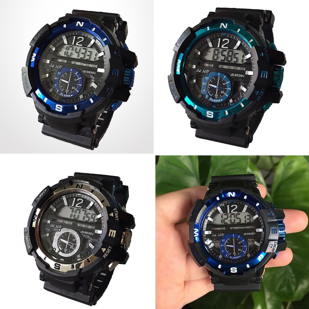 Jia sen นาฬิกาข้อมือผู้ชาย ดิจิตอล ของแท้100 พร้อมกล่อง สไตล์สปอร์ต ...