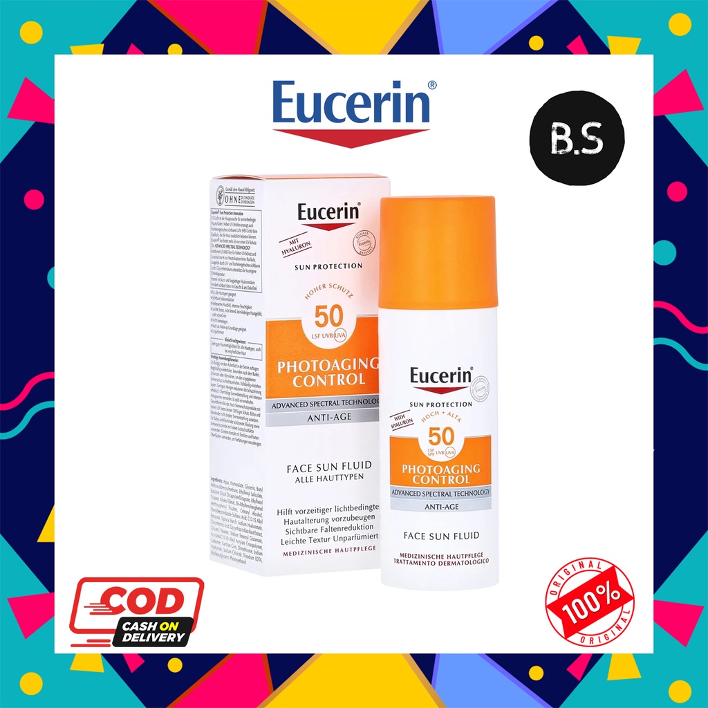 Eucerin Photoaging Control Anti age sun fluid SPF50 50ml Eucerin Sun ...