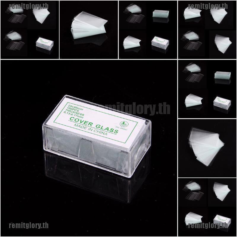 remitg 100 ชิ้น Glass Micro Cover Slips 18 x 18 มม-กล้องจุลทรรศน์ ...