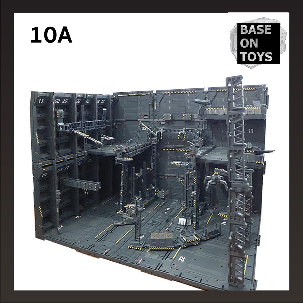 ฉากโรงซ่อมหุ่น แบบ Set CG Domain Base Action Base โรงซ่อมกันดั้ม โรง ...