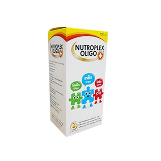 Nutroplex Oligo Plus 100 ml. วิตามินชนิดน้ำ รสส้ม สูตรเพิ่มธาตุเหล็ก (1 ...