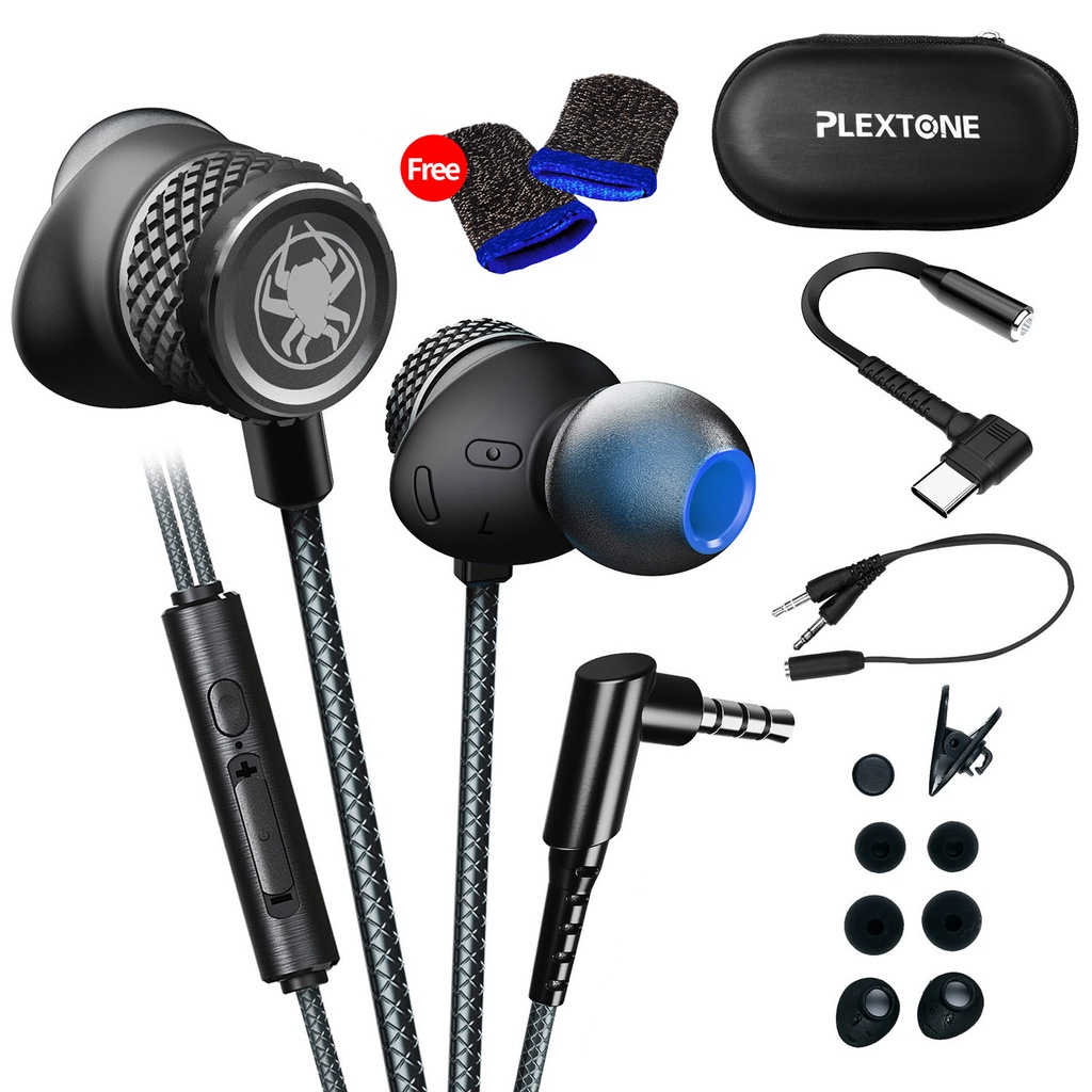 หูฟังเล่นเกม PLEXTONE หูฟัง G15Ⅲ หูฟังเกมมิ่ง ควบคุมระยะไกล มีไมโครโฟน ...
